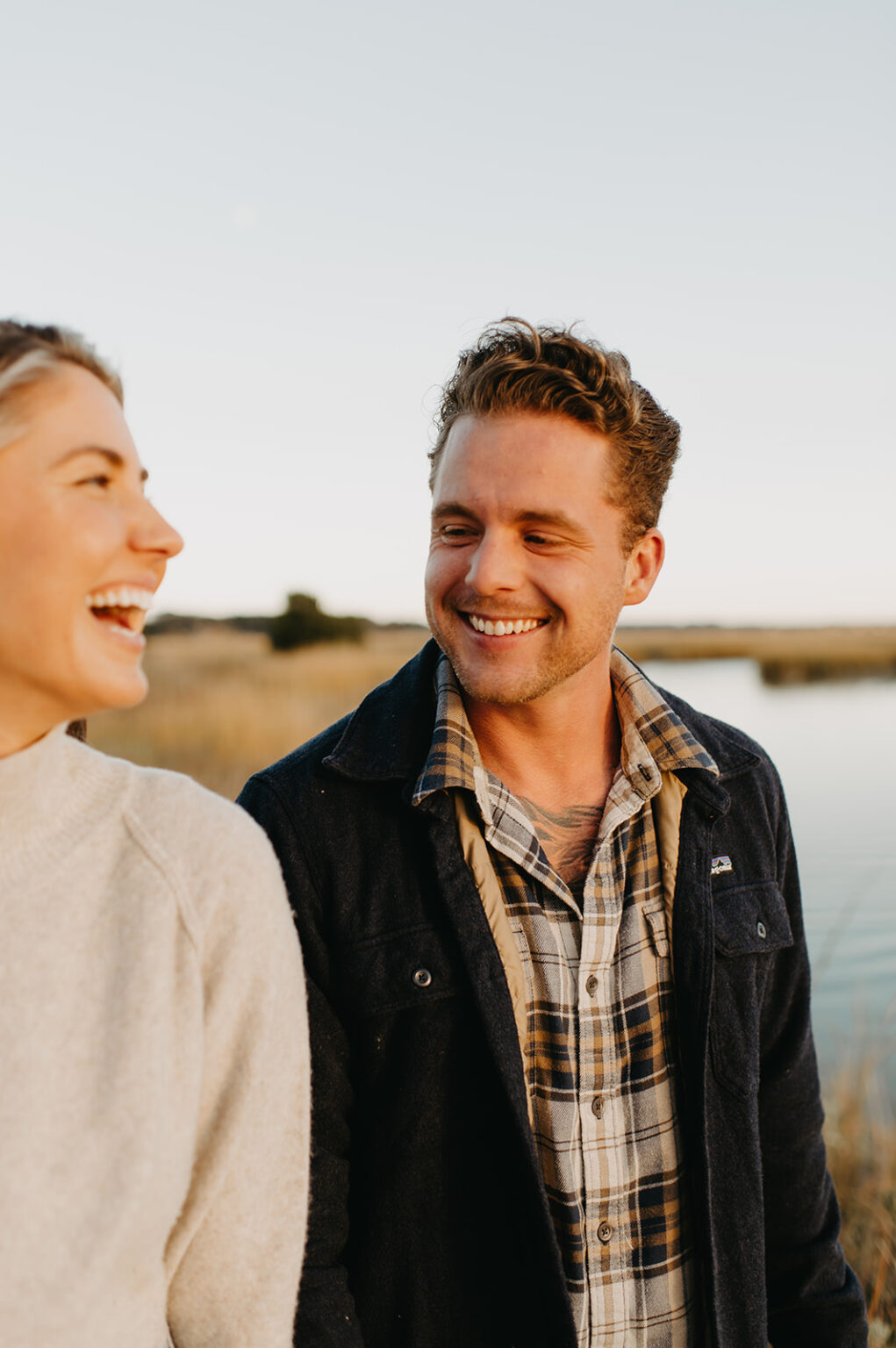 Golden Hour Couple Photos in Virginia Beach - Paige Overturf ...