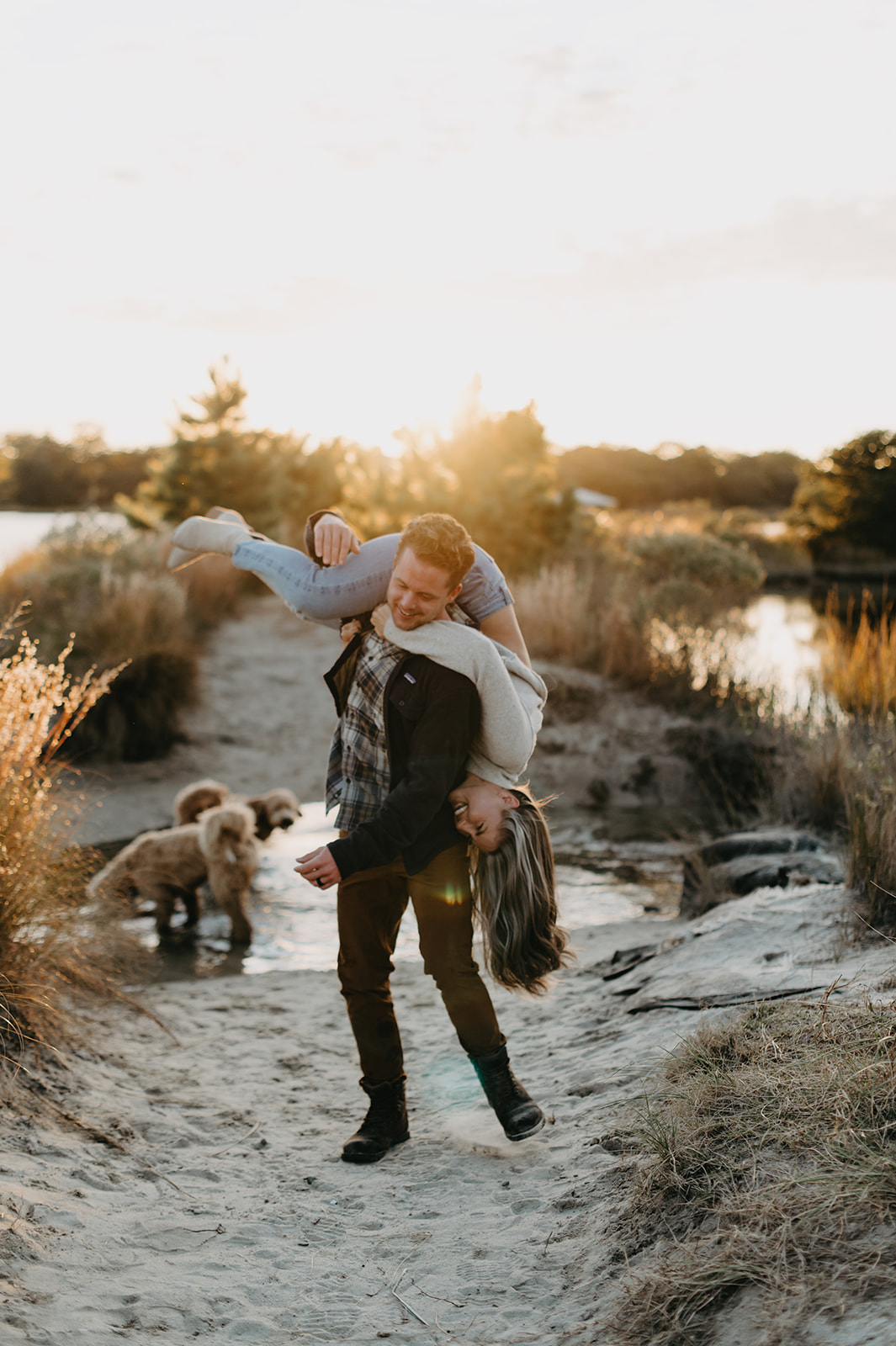 Golden Hour Couple Photos in Virginia Beach - Paige Overturf ...